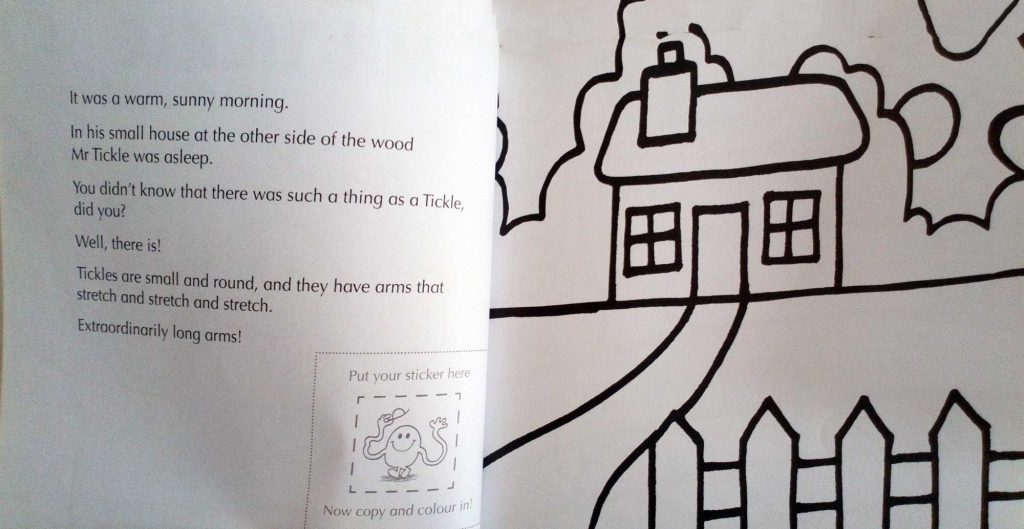 My Mr Tickle copy colouring book – Lotus Community Library – Library ...