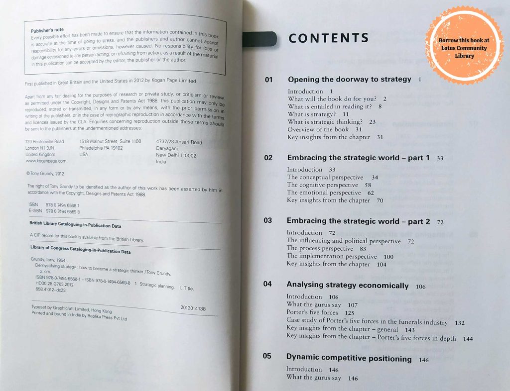 Demystifying strategy: how to become a strategic thinker – Lotus ...