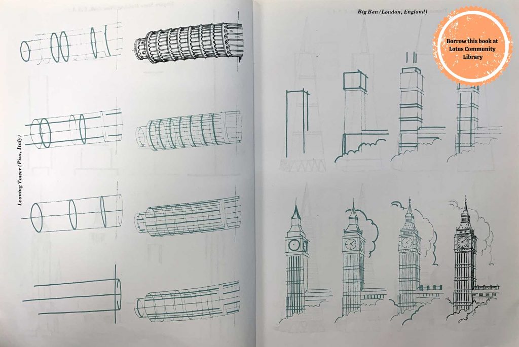Draw 50 buildings and other structures – Lotus Community Library ...