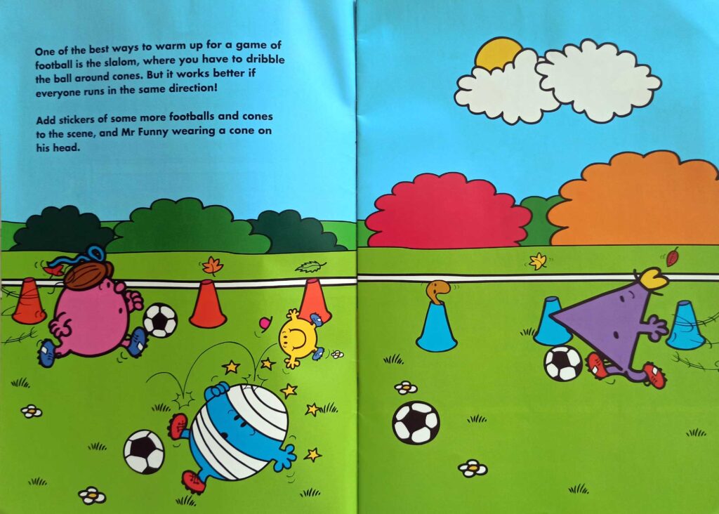 Mr. Men football sticker scene book – Lotus Community Library – Library ...