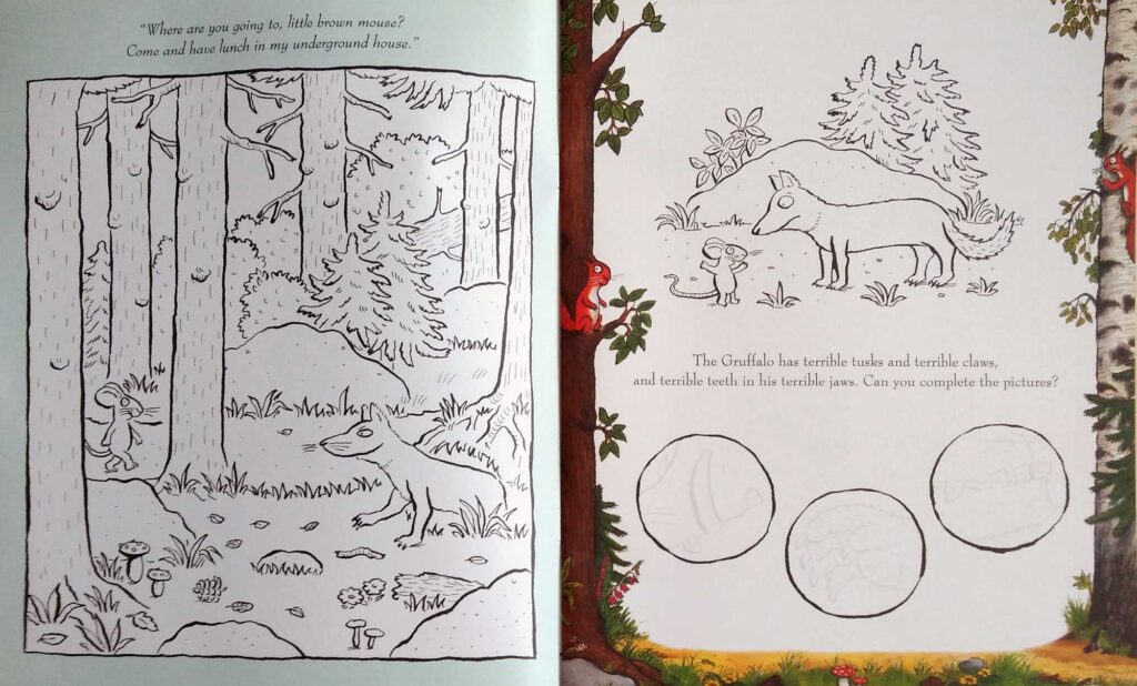 The Gruffalo colouring book – Lotus Community Library – Library For ...