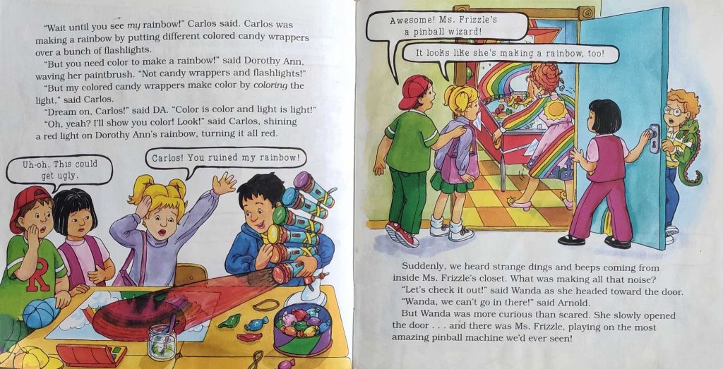 The Magic School Bus makes a rainbow – Lotus Community Library ...