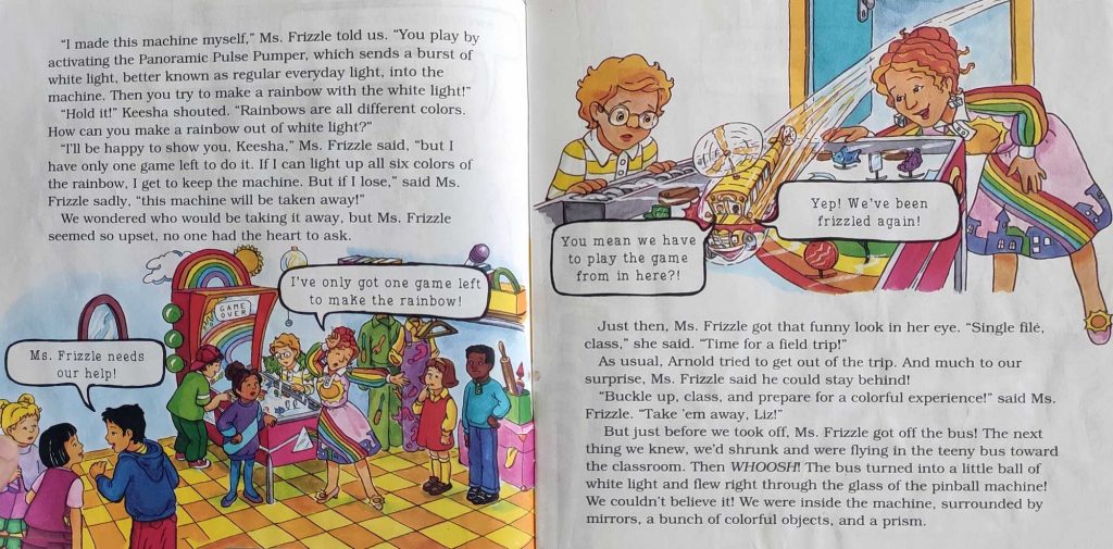 The Magic School Bus makes a rainbow – Lotus Community Library ...