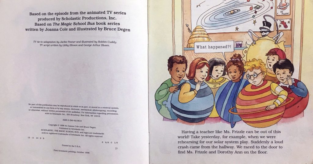 The magic school bus out of this world: A book about space rocks ...